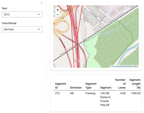 R Table Display Based On Filter Selection And Custom Polyline Click Stack Overflow