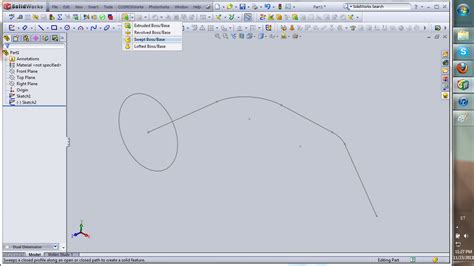 Tutorial How To Create A Sweep Grabcad Tutorials