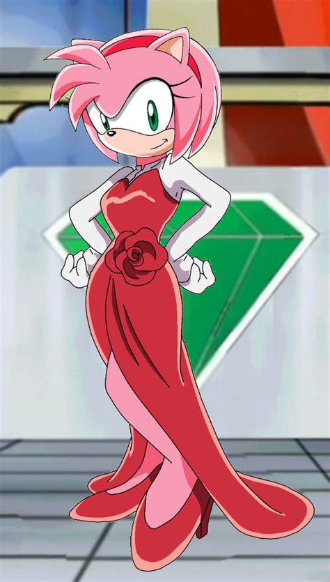 Amy Rose Party Dress By Nicomaras On Deviantart