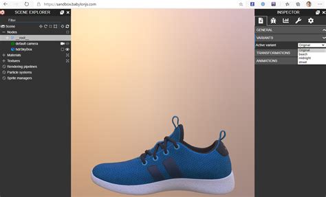 Support For Variants In Gltf Issue Babylonjs Babylon Js Github