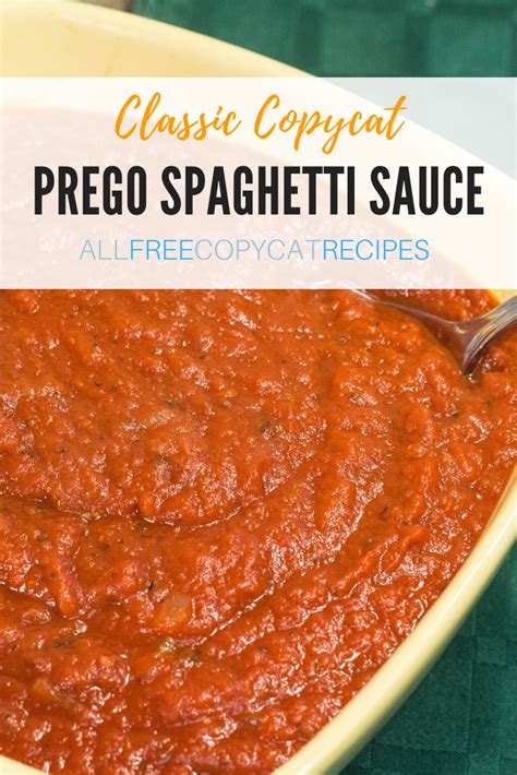 Prego Sauce Recipe Artofit