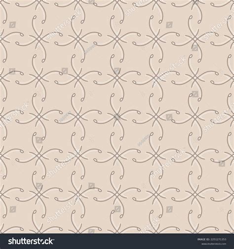 Nude Tone Drawn Abstract Tile Pattern Stock Illustration Shutterstock