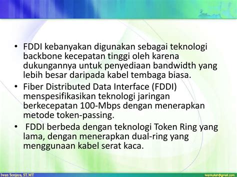 PPT FDDI Fiber Distributed Data Interface PowerPoint Presentation ID