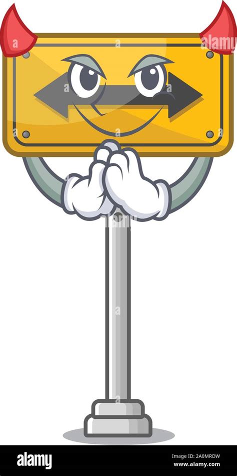 Devil Pass On Either Side The Cartoon Stock Vector Image And Art Alamy