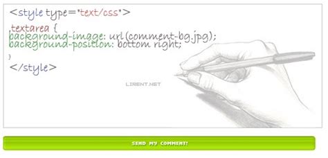 how to add background to textarea css hack