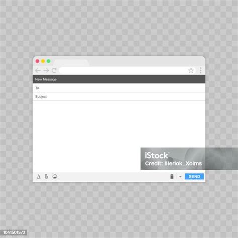 전자 메일의 전자 메일 메시지 빈 창 서식 파일 메일 메시지에 대 한 전자 메일 빈 서식 파일 인터넷 메일 프레임 인터페이스 사용자 인터페이스 웹 패널 보낼 수 있습니다