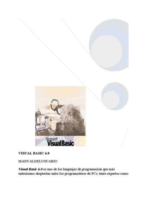 Visual Basic 60 Pdf Inteligencia Ia Y Semántica Inteligencia