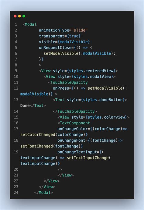 Stack Navigator Example For Displaying Modal Or Card Using Latest React Native Navigation