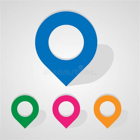 map pointers icon great for any use vector eps10 stock vector