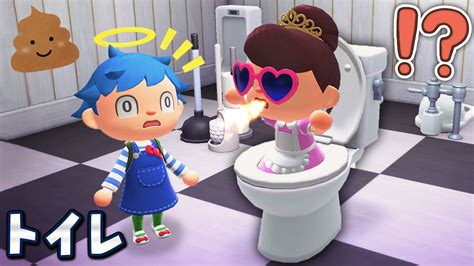あつ森アニメお母さんが作ったトイレが色々おかしすぎる あつまれどうぶつの森 YouTube