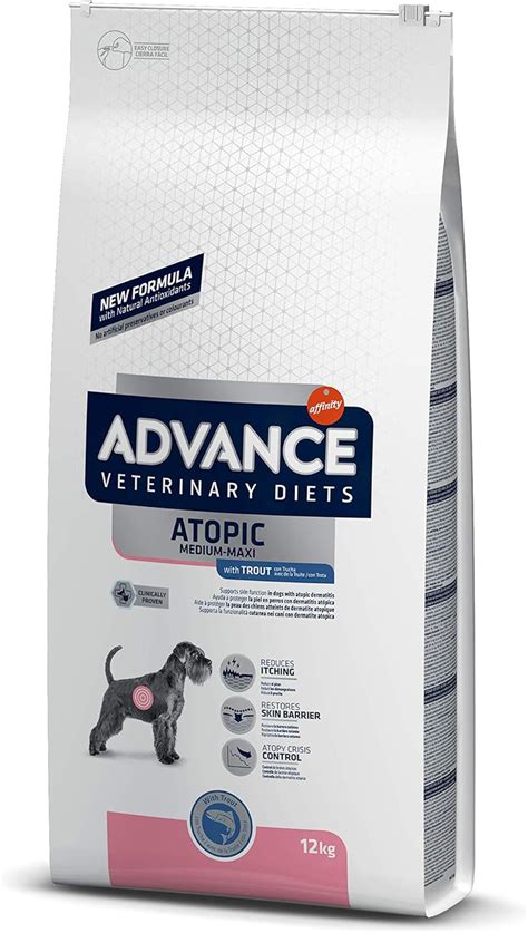Advance Veterinary Diets Atopic Medium & Maxi, Pienso para Perros con ...