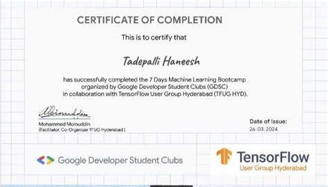 Haneesh Tadepalli On Linkedin Machinelearning Bootcamp Ai Lifelonglearning