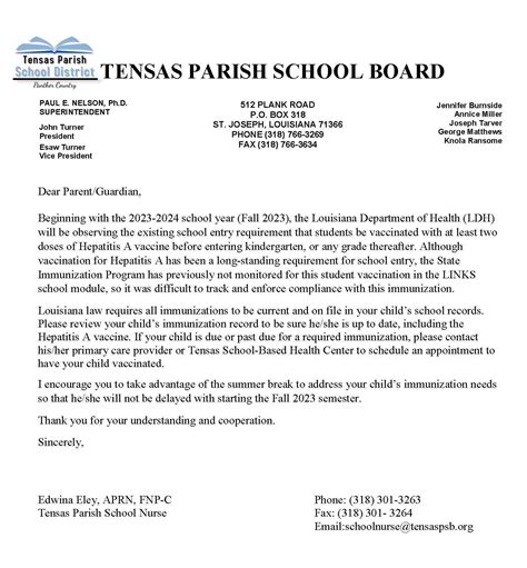 June 7 2023 Tensas Parish School District
