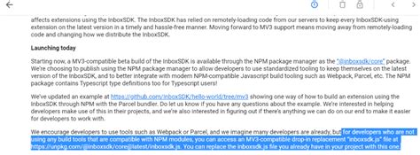 Support Loading The SDK In MV Without A Bundler Issue InboxSDK InboxSDK GitHub
