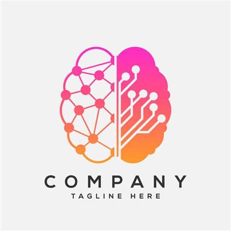 Modern And Simple Logo Design For A Brain Brain Logo Icon Sign Symbol