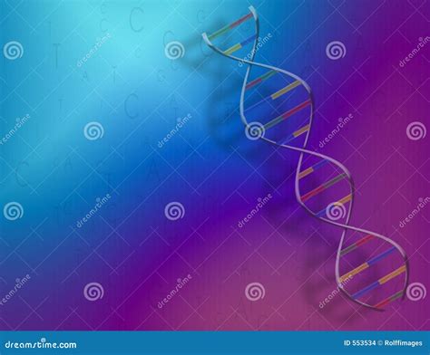 Dna And Binary Code Stock Illustration Illustration Of Cancer 553534