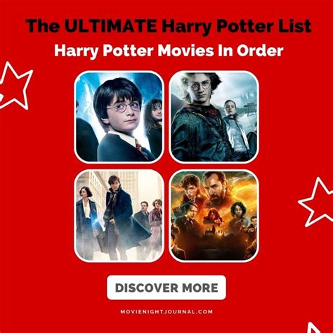 Harry Potter Movies In Chronological Order