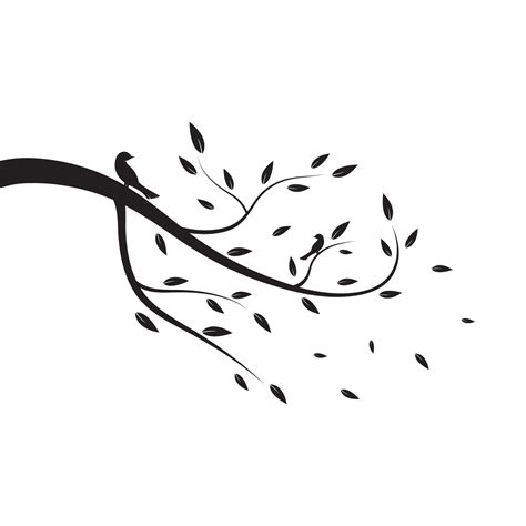Tree Branch Logo Vector Vector Art At Vecteezy
