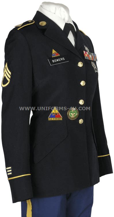 Female Army Dress Blues Uniform
