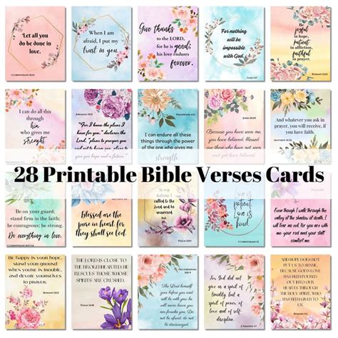 Printable Bible Verse Cardseaster Bible Verse Cards Printable