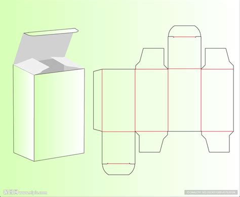包装盒刀模 设计图 包装设计 广告设计 设计图库 昵图网