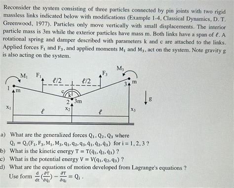 Solved Reconsider The System Consisting Of Three Particles