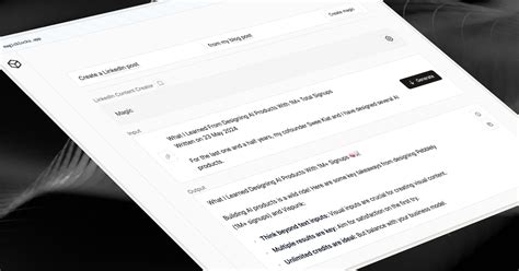 Magic Blocks An Llm App That Creates Llm Apps Alfred Lua
