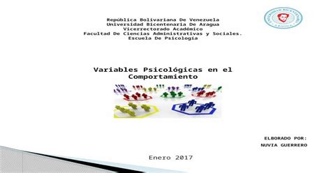 Mapa Mental Variables Psicologicas [pptx Powerpoint]
