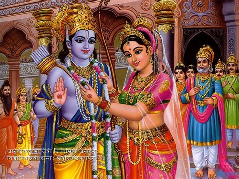 Hd Wallpapers For Desktop Lord Ram And Sita Marriage