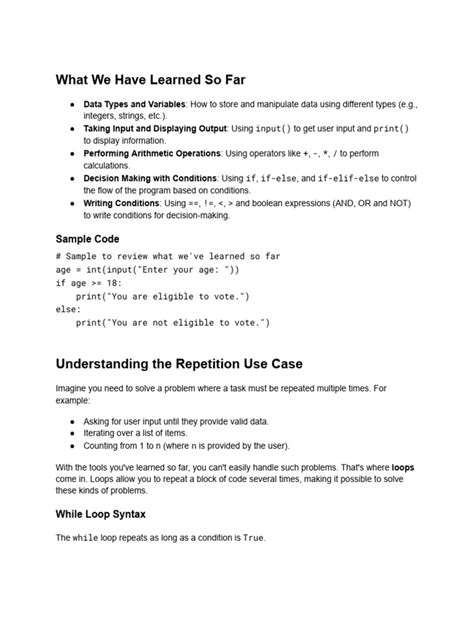 Lab 4 Manual Loops Pdf Control Flow Computer Program