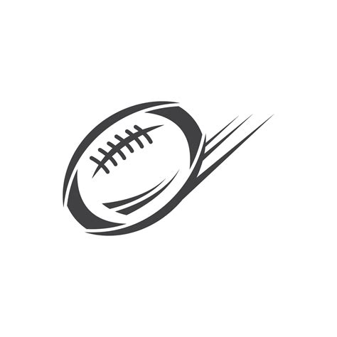 Diseño De Ilustración De Vector De Icono De Pelota De Rugby 19608328