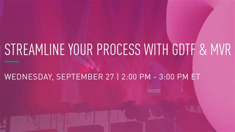 Vectorworks Streamline Your Process With Gdtf And Mvr Gdtf Hub