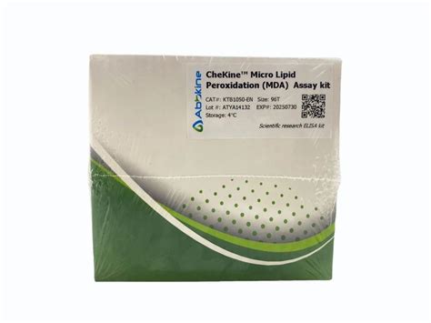 Micro Lipid Peroxidation Mda Assay Kit At ₹ 26300kit In New Delhi