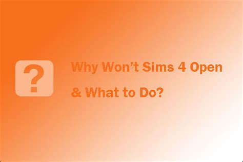 Simple Guide To Fix Sims 4 Mods Not Working Issue Minitool Partition