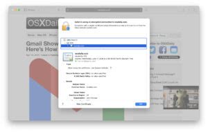 How To Get SSL Certificate Info In Safari On Mac