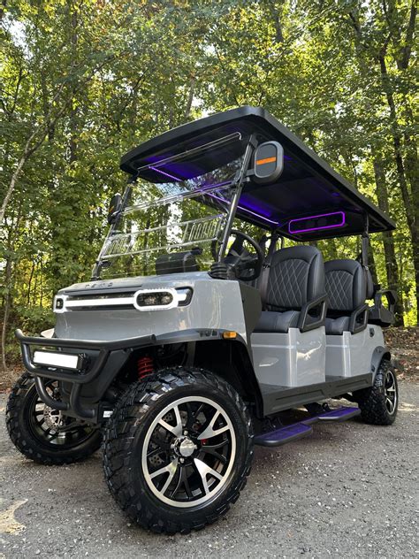 All New Teko Trophy Plus Lithium Powered 6 Passenger Golf Cart