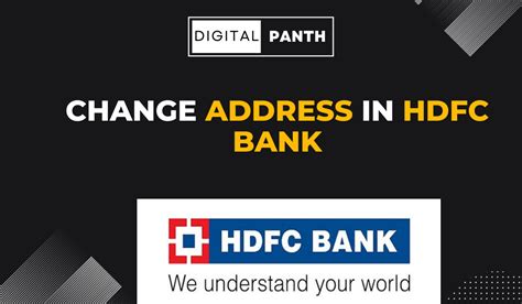How To Change Address In HDFC Bank Account Online NetBanking