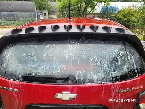 장마철 맞이 유막제거 및 발수코팅