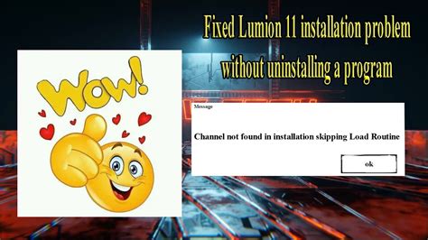 how do you resolve installation problems in lumion 11 without uninstalling the program youtube