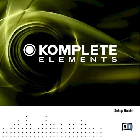 Pdf Komplete Elements Setup Guide English Dokumen Tips