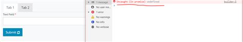 Bug Components In Tabs Component Not Showing Validation Message On