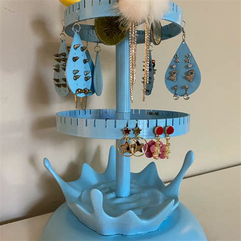 Raining Jewelry Display Tinkercad