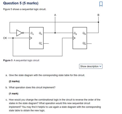 Solved Question 5 5 ﻿marksfigure 5 ﻿shows A Sequential