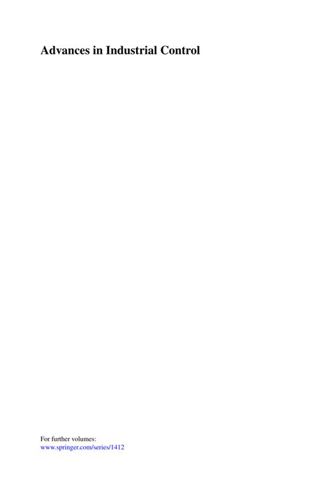 Pdf Extremum Seeking Control And Applications A Numerical Optimization Based Approach