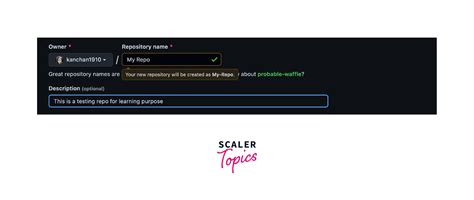 How To Create New Repository In Git Scaler Topics