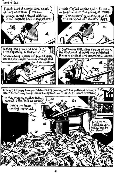 Vladek Spiegelman Maus Figure 4 From Art Spiegelmans Maus As A