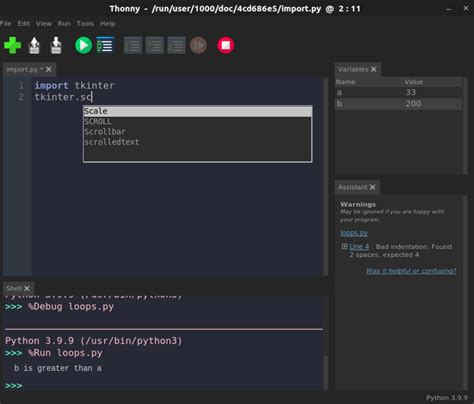Thonny Is An Ideal Ide For Teaching Python Programming Artofit