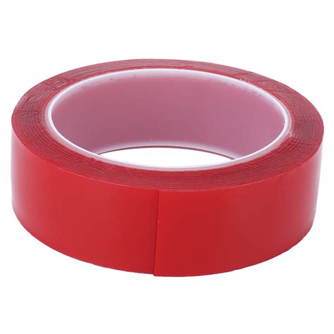 Cinta Adhesiva De Doble Cara Nano De Color Rojo Sin Costuras Y