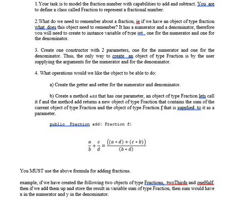 Solved 1 Your Task Is To Model The Fraction Number With