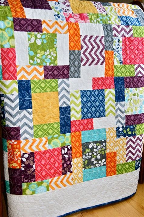 Rectangle Quilt Pattern Quilts Scrap Quilts Quilt Patterns
